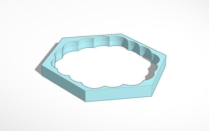 3D design cookie cutter - Tinkercad