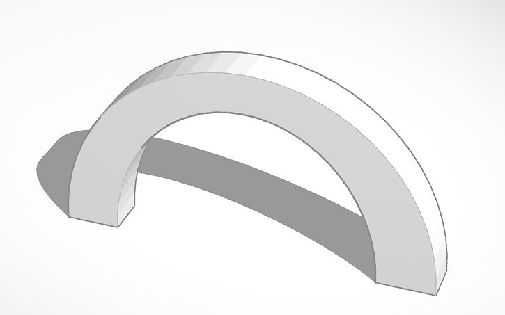3D design Cams arch - Tinkercad