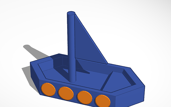 3D design Boat - Tinkercad
