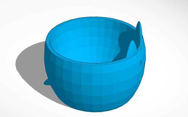 3D design Kitty Trinket Bowl | Tinkercad