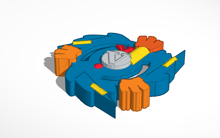 3D design Beyblade Burst Valtryek V2 Attack Type | Tinkercad