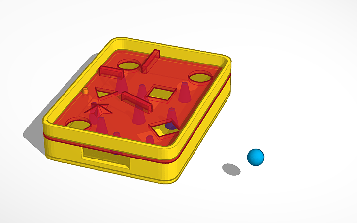 3D design marble maze 3d printable tutorial - Tinkercad