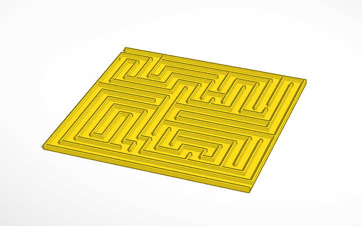 3D design MAZE [3] - Tinkercad