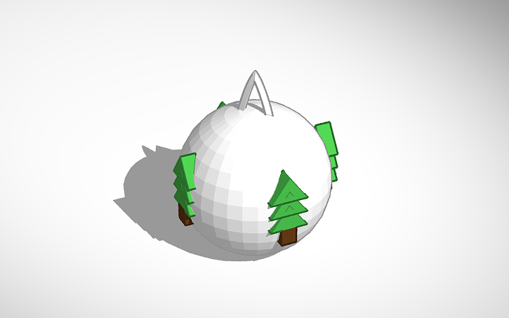 3D design Christmas Ornament | Tinkercad