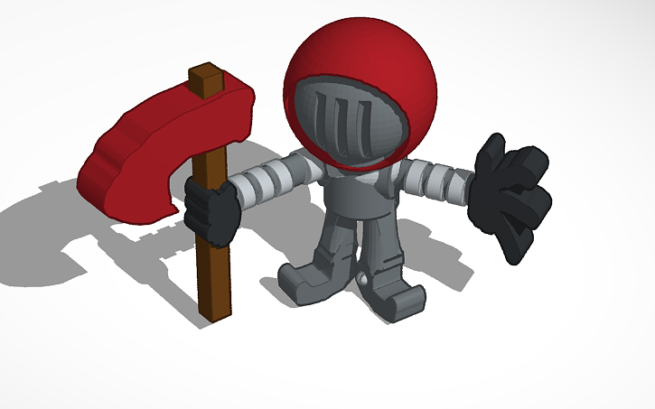 3D design Specter Knight Brawlhalla figure | Tinkercad