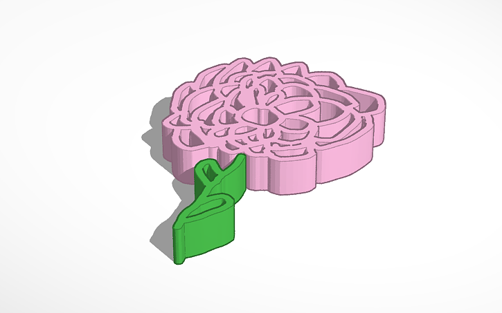 3D design flower - Tinkercad
