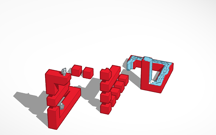 3D design impossible triangle illusion | Tinkercad