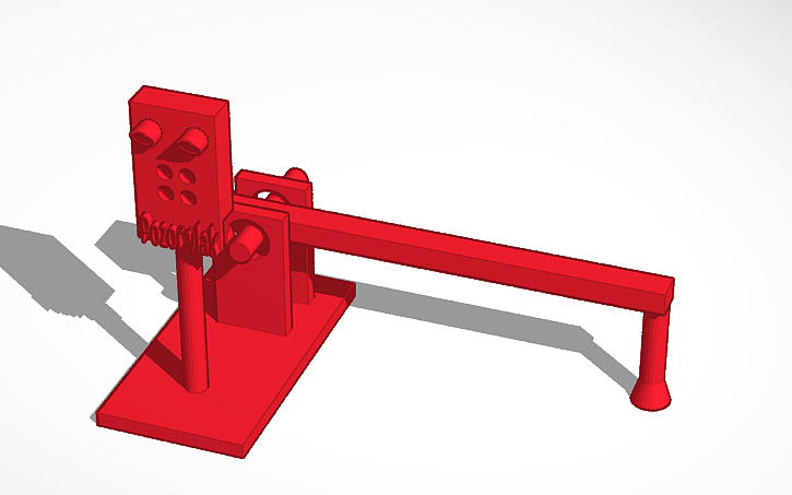 3D design czech railroad crossing - Tinkercad