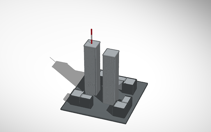 3d Design World Trade Center Tinkercad