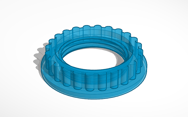 3D design Lamp Shade Nut - Tinkercad