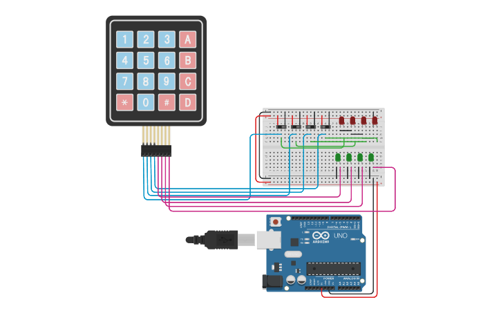 Circuit Design Embedded Software Lab 3 Task 1 Tinkercad