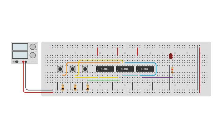 Circuit design CS107 Workbook Lab 1 | Tinkercad