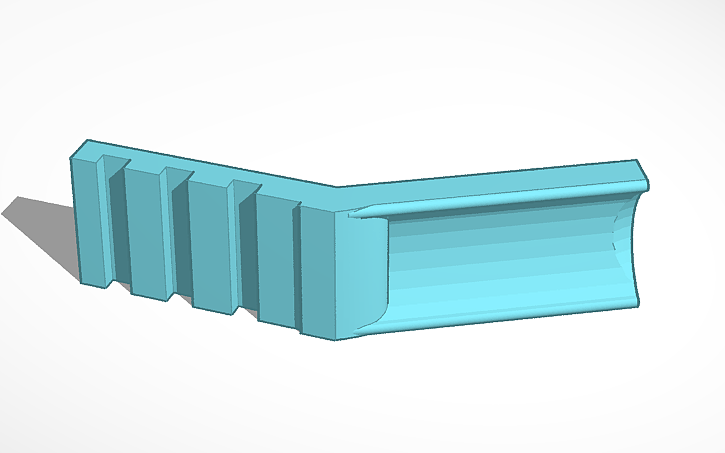 3D design ATV Thumb Throttle Extender V4 - Tinkercad