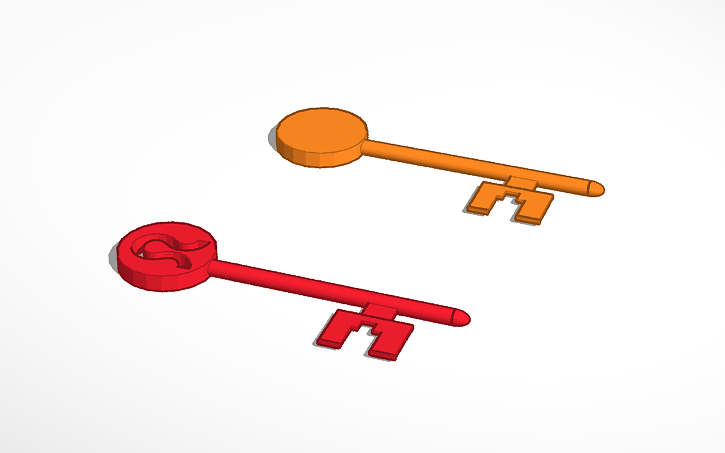 3D design Stereotypical Key Blank | Tinkercad
