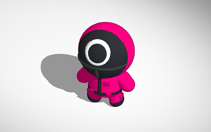 3D design Squid Games guard - Tinkercad