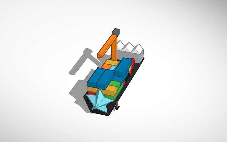 3D design Boat | Tinkercad