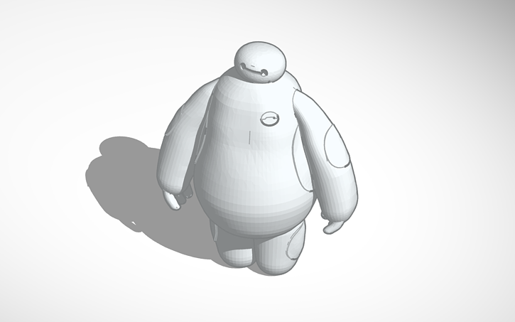 3D design BAYMAX - Tinkercad