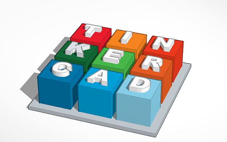 3D design tinker pad - Tinkercad