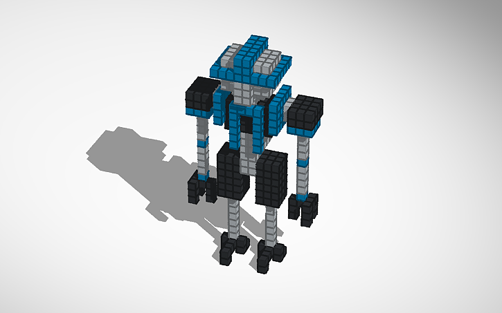 3D design mark 1 sword bot - Tinkercad