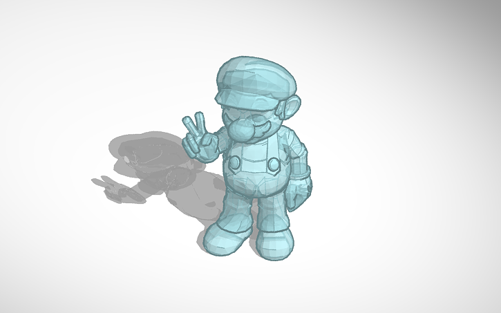 3D design Mario - Tinkercad