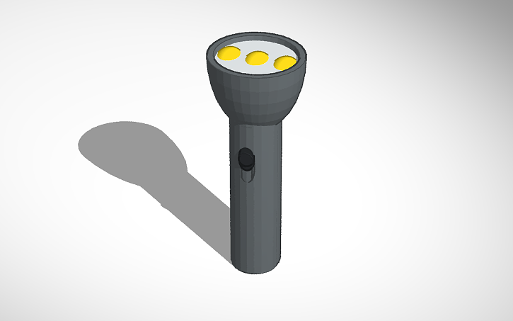 3D design Flashlight - Tinkercad