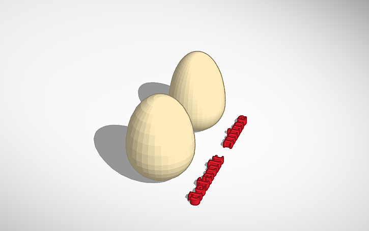 3D design default egg my egg - Tinkercad