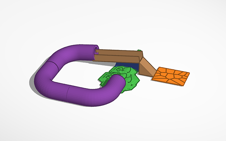 3D design Terrain test - SIM LAB - Tinkercad