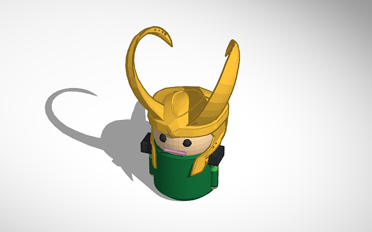 3D design Loki - Tinkercad