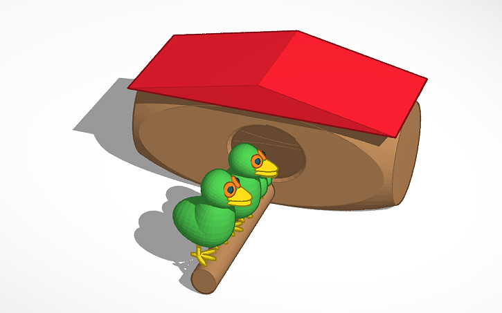 3d Design Green Duck Tinkercad