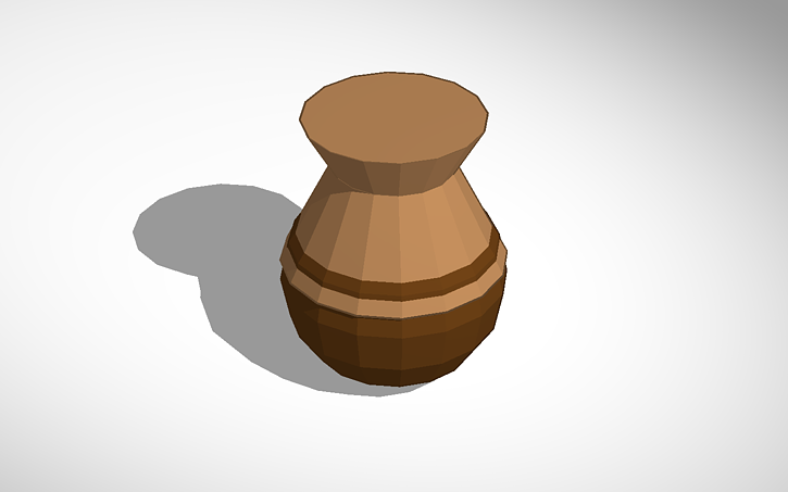 3D design pot - Tinkercad