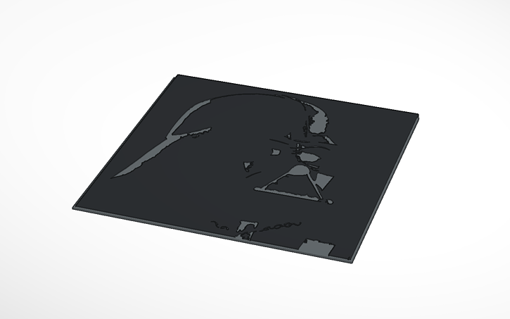 3D design Darth Vader - Tinkercad