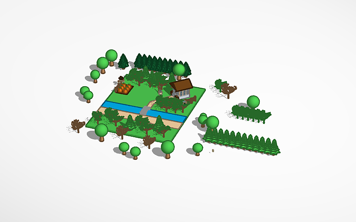 3d Design A House In Nature Tinkercad