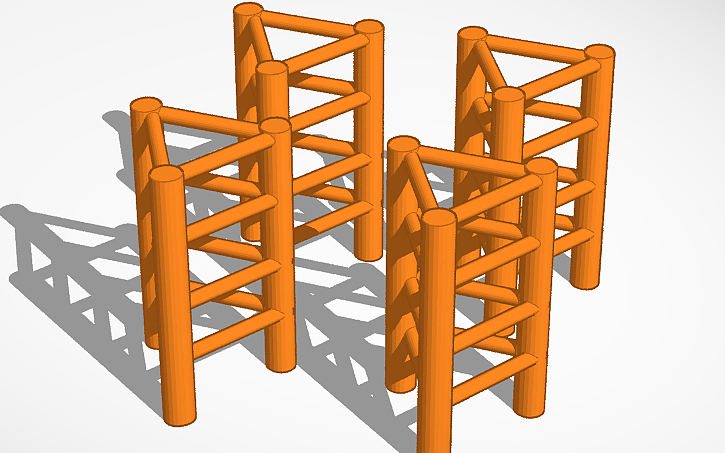 3D design tower - Tinkercad