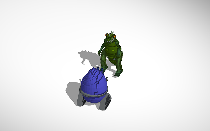 3D design Reptar vs Robo Snail | Tinkercad
