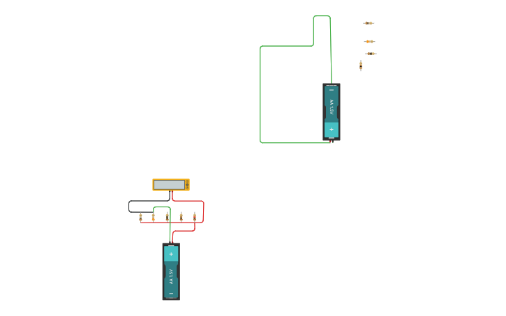 Circuit design physics - Tinkercad
