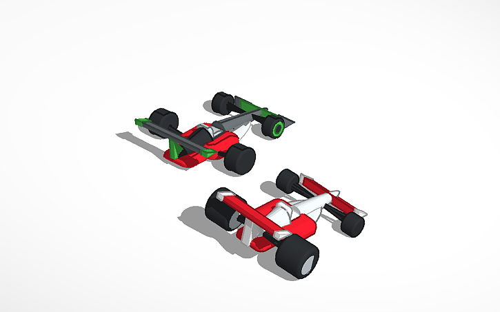 3D design F1 car - Tinkercad