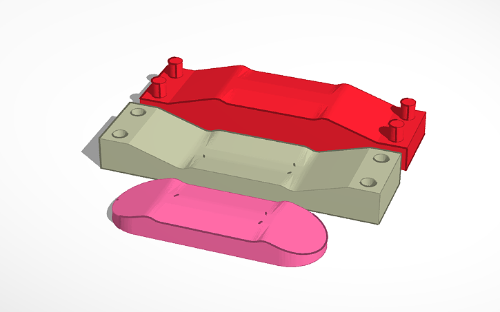 3D design Fingerboard Mold - Tinkercad