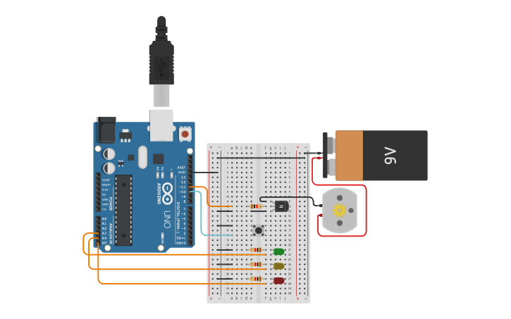 Circuit Design Fan Speed Tinkercad