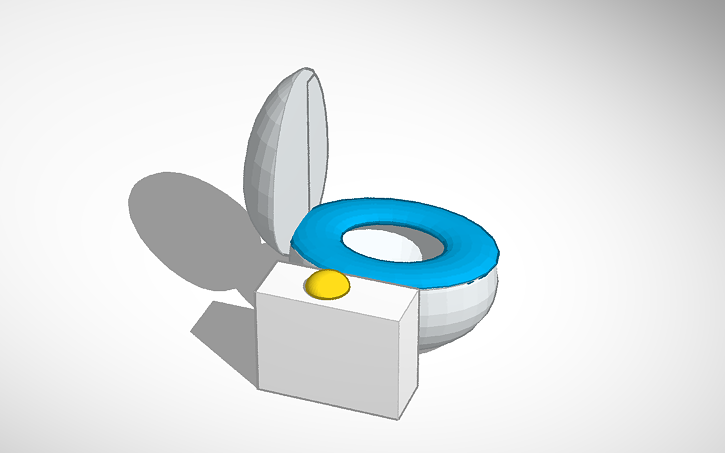3D design toilet | Tinkercad