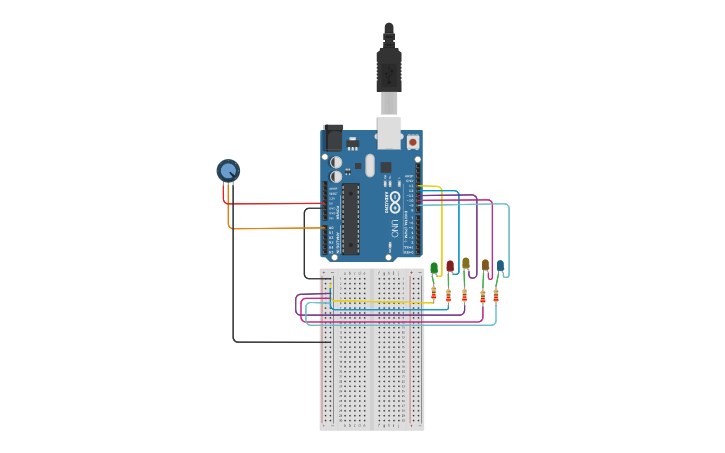 Circuit design ejercicio 2 | Tinkercad
