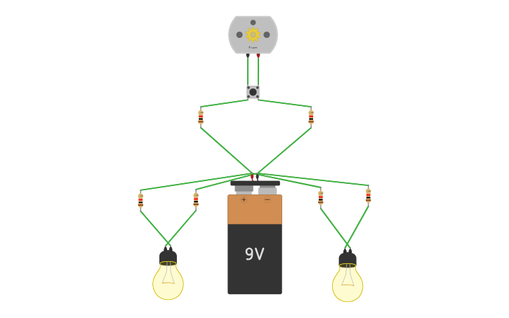 Circuit design circuito auto - Tinkercad