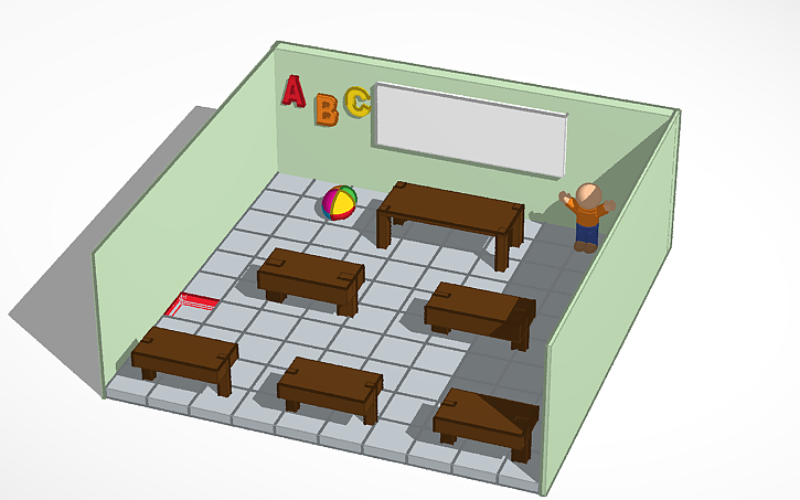 3D design Diseño-Aula 3D | Tinkercad