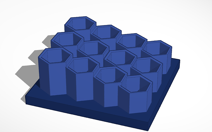 3D design Pencil holder pencil - Tinkercad