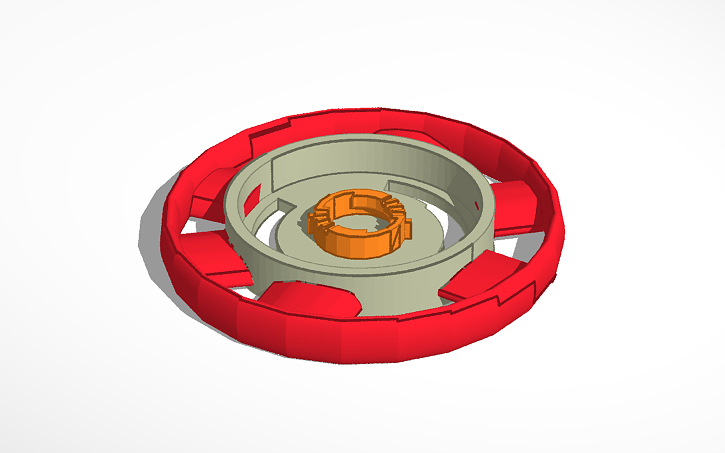 3D design arial beyblade concept | Tinkercad