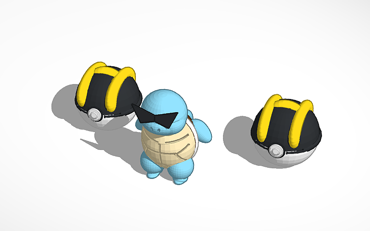 3D design Pokémon - Tinkercad