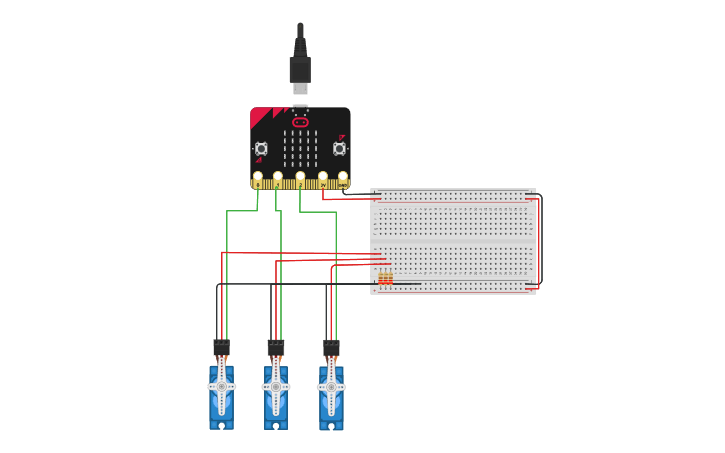 Circuit design micro_servo - Tinkercad