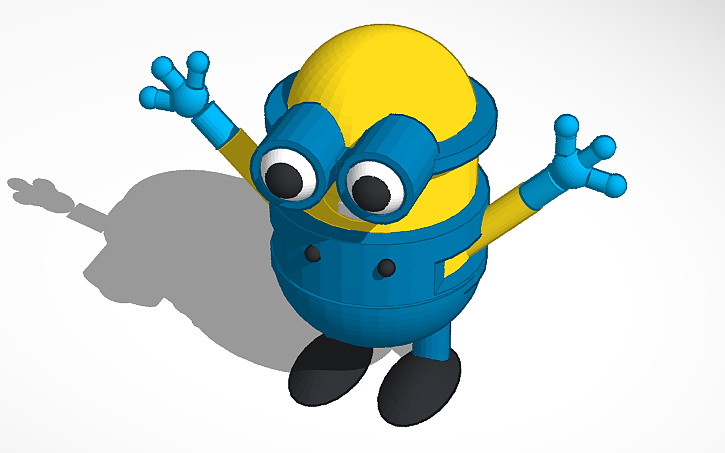 3D design minion #15 - Tinkercad