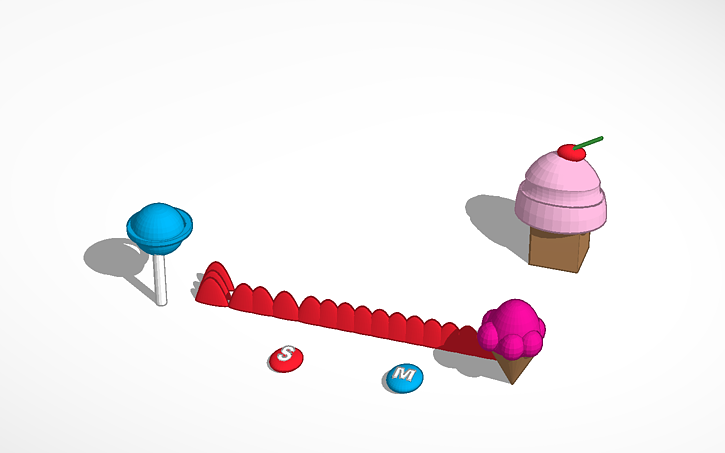 3D design Candy land - Tinkercad
