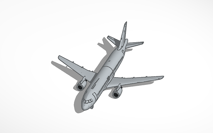 3D design Airbus A320 - Tinkercad