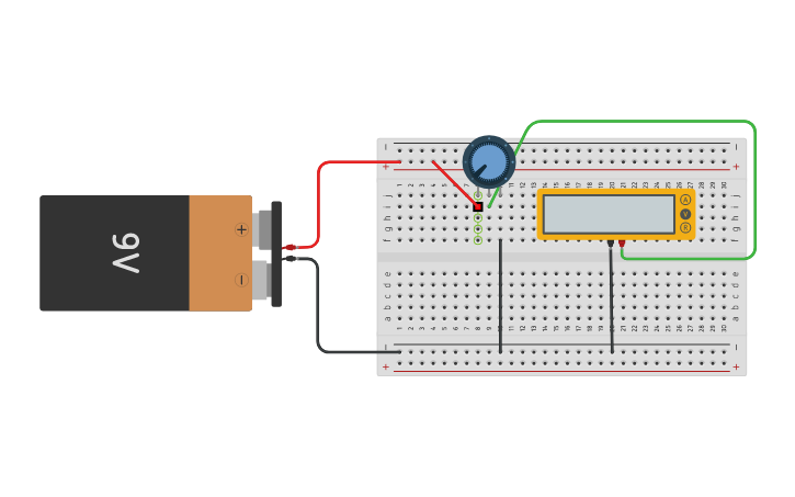 Circuit design Potenciómetro 2 | Tinkercad